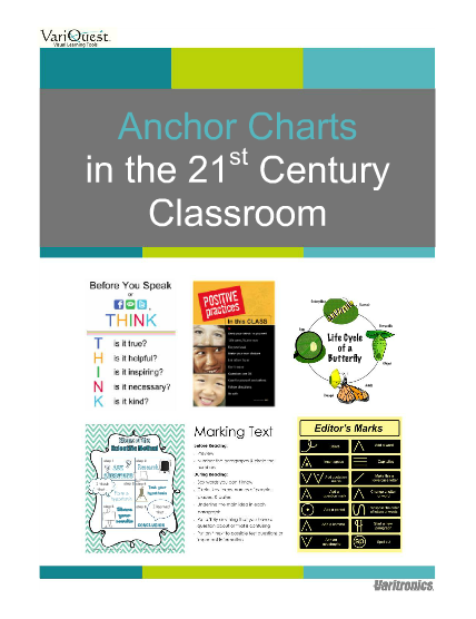 Anchor Charts in the 21st Century Classroom - VariQuest Resource Center