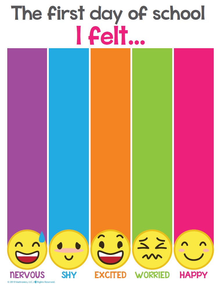 First Day Feelings Chart - VariQuest Resource Center