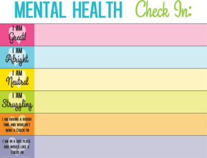 Mental Health Check-In Chart - VariQuest Resource Center