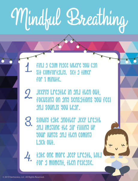 Mindful Breathing Poster - VariQuest Resource Center
