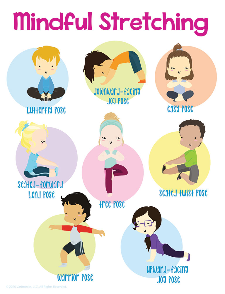 Mindful Stretching Poster - VariQuest Resource Center