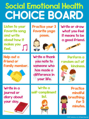 Social Emotional Health Choice Board - VariQuest Resource Center