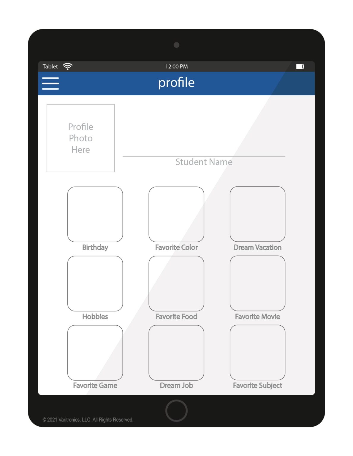 Tablet Student Profile - VariQuest Resource Center
