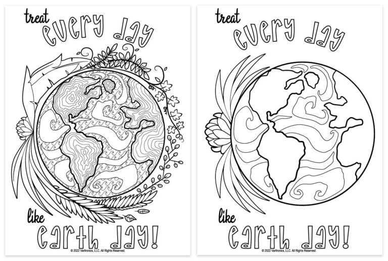 Earth Day Coloring Page - VariQuest Resource Center