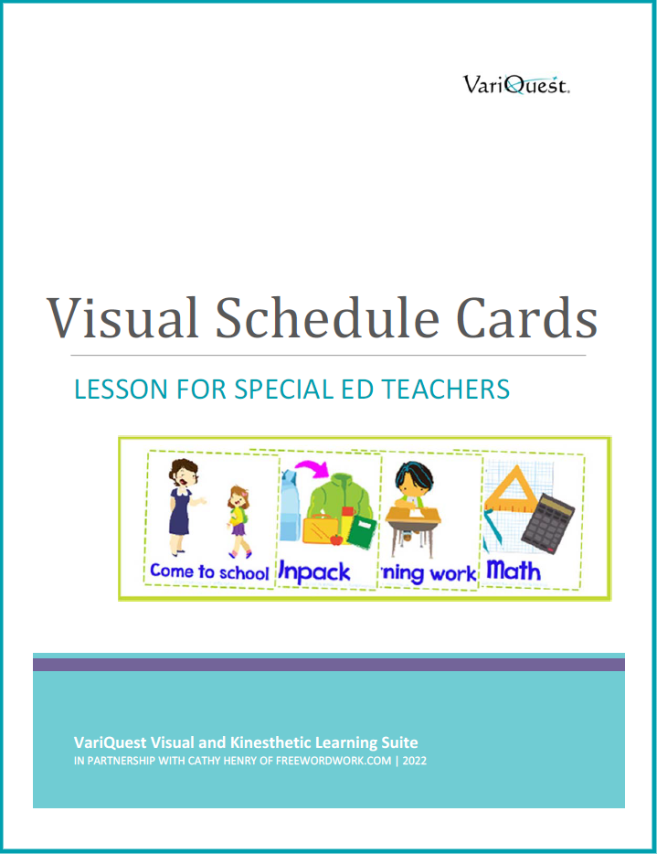 Visual Schedule Cards - VariQuest Resource Center