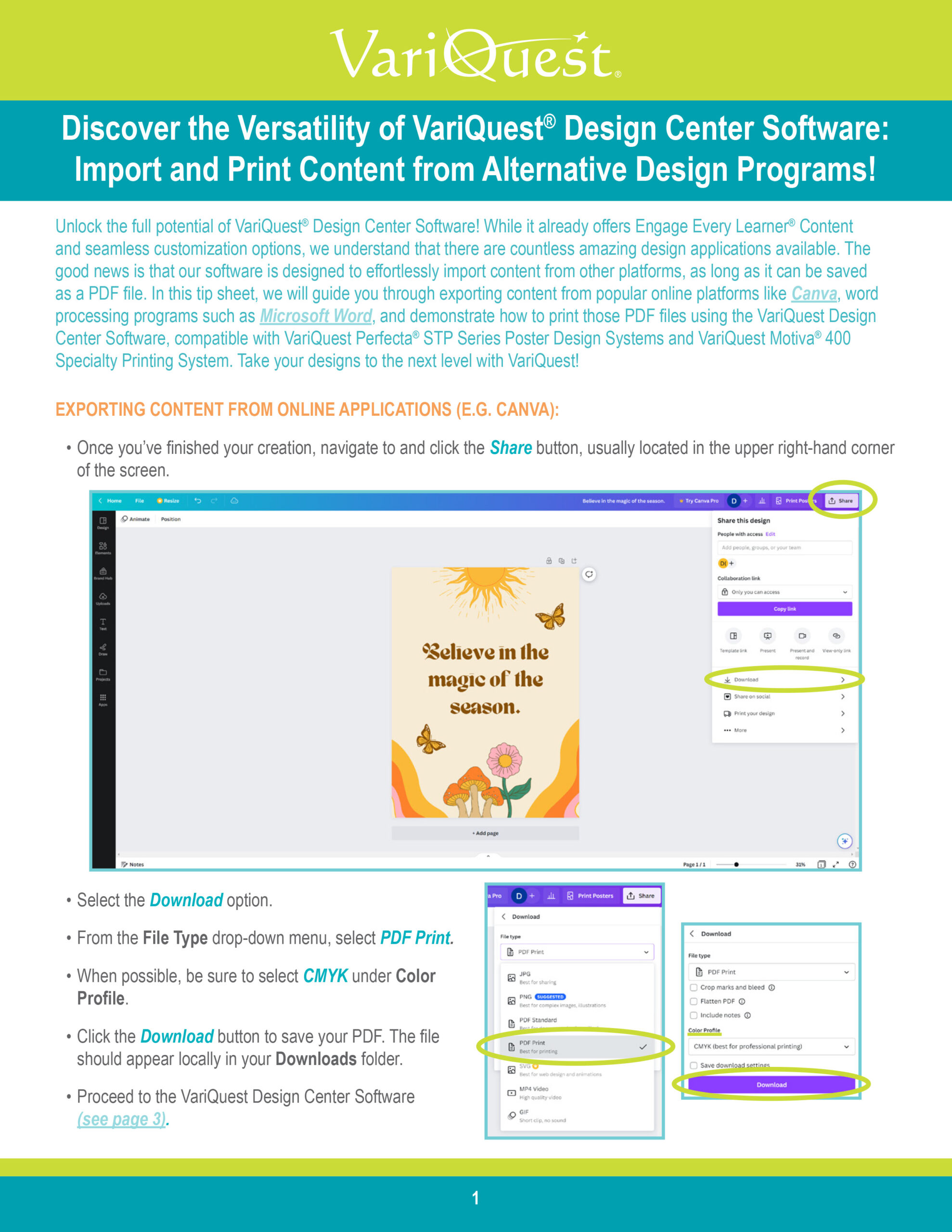 PDF Import from Canva Tip Sheet - VariQuest Resource Center