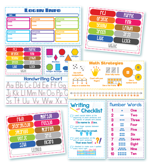 Reference Stickers SPANISH & ENGLISH - VariQuest Resource Center